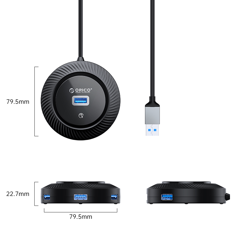 USB To USB Hub | ORICO Desktop Type 4-Port USB Hub ( YK1-U2-03 )