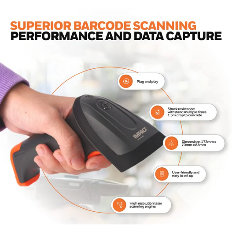 Scanner Honeywell | IHS310 1D Handheld Scanner Kit with 2M USB Straight ...